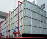China Hot Dipped Galvanized Steel Water Tank 7500L/H Rain Water Storage Collapsible Tank for sale