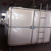 China Food Resins Manufacture 3 Layers Rectangular FRP Water Tank for 70 Degrees Temperature for sale