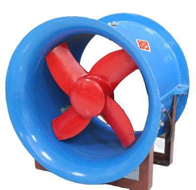 China FRP Blades Industrial Axial Smoke Exhaust Fan 2.8-6 Models 2900r/min Easy Installation for sale