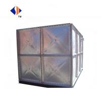 China Modular HDG Rectangle Water Tank H 1106-2612 mm Q235A for Potable Water Storage for sale