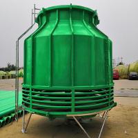 China 10 Ton FRP Round Counter Flow Cooling Tower 4342 mm Diameter 3835 mm Height for Industrial Cooling for sale