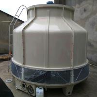 China 10 Ton FRP Round Counter Flow Cooling Tower 4342 mm Diameter 3835 mm Height for Industrial Cooling for sale