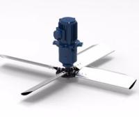 China Cooling Tower Axial Fan 220V 480V FRP Aluminum Long Service Life Industrial for sale