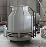 China FRP Anti-corrosion Counter Flow Water Cooling Tower 200T Round Shape 880 kg for sale