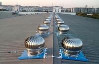 China Wind Driven Roof Turbine Fan 360 Type FRP Stainless Steel Industrial Ventilation 800-6000 m3/h for sale