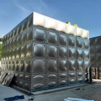 China 120 Ton Stainless Steel 304 Water Tank Food Grade Anti Rust for Hotel School Hospital for sale