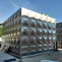 China 120 Ton Stainless Steel 304 Water Tank Food Grade Anti Rust for Hotel School Hospital for sale