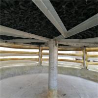China FRP Round Counter Flow Cooling Tower 100Ton Low Noise Anti Corrosive 2820x2900mm for sale