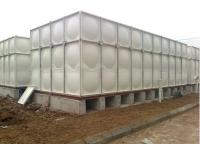 China SMC Fiberglass Water Tank 100m3 GRP Modular 50000L/Hour High Strength for sale