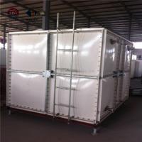 China GRP SMC FRP Water Storage Tank 60 Mpa Tensile Strength High Durability for sale