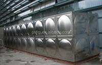 China CE Certified Stainless Steel Water Tank 10000 Litres Welded Panel Construction for sale