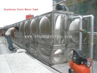 China CE Certified Stainless Steel Water Tank 10000 Litres Welded Panel Construction for sale