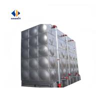 China CE Certified Stainless Steel Water Tank 10000 Litres Welded Panel Construction for sale