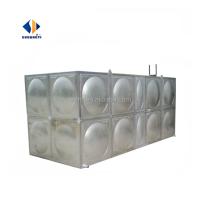 China CE Certified Stainless Steel Water Tank 10000 Litres Welded Panel Construction for sale