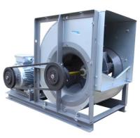 China 380V Backward Curved Belt Driven Centrifugal Fan Double Inlet Wheels 600-6500 m3/h for sale