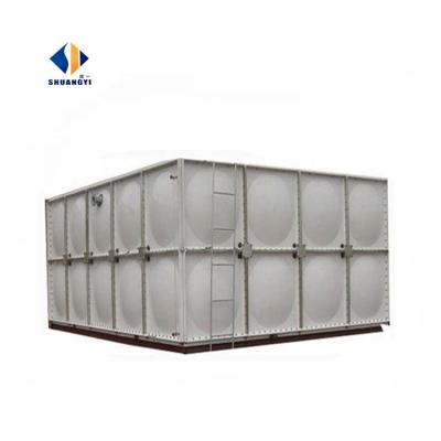 China SMC FRP GRP Water Storage Tank 1000x1000x1000mm Anti Corrosion Clean Water Tank for sale