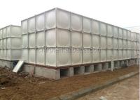 China SMC FRP GRP Water Storage Tank 1000x1000x1000mm Anti Corrosion Clean Water Tank for sale