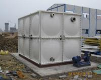 China SMC FRP GRP Water Storage Tank 1000x1000x1000mm Anti Corrosion Clean Water Tank for sale