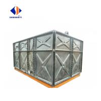 China Hot Dipped Galvanized Equalization Tank The Ideal Solution for Wastewater Management for sale