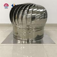 China Customized ODM 400mm Non Power Roof Exhaust Fan Stainless Steel 304 Air Exchange 800-6000 m³/h for sale