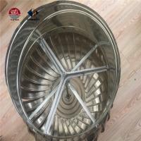China 500mm Self Driven Roof Mounted Turbo Ventilation Exhaust Fan Stainless Steel 304 for sale