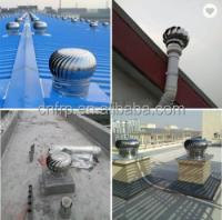 China 500mm Self Driven Roof Mounted Turbo Ventilation Exhaust Fan Stainless Steel 304 for sale