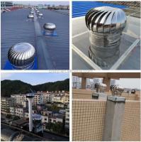 China Energy Saving Roof Mounted Vertical Natural Wind Turbine Fan 360 Type 800 6000 m3/h for Hotels Warehouses for sale