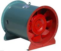 China Portable Smoke Exhaust Axial Fan 380V with Mounting Feet 100-1200mm Diameter for sale