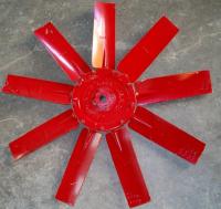China AC/DC Axial Fan Impellers Blades 100-1200mm Neck Diameter ABS Aluminium FRP Plastic for sale