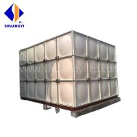 China 10000 Litre Stainless Steel Water Tank with Plywood Case 6 Inch Connection for sale