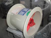 China High Temperature Axial Flow Smoke Exhaust Fan 280°C 40min Fire Fighting FRP Blades for sale