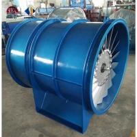 China Industrial Axial Flow Exhaust Fan 5000-6000 CFM 240V Floor Mounted Fire Smoke Ventilator for sale