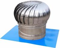 China Stainless Steel Wind Driven Roof Ventilator 300mm to 1000mm Neck Diameter for sale