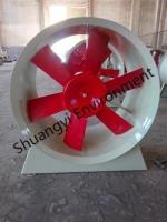 China Industrial Axial Exhaust Fan 760-2900 RPM 380V High Temperature Smoke Exhaust Ventilation for sale