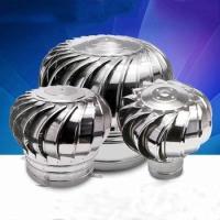 China Stainless Steel Wind Turbine Ventilator Roof Exhaust Fan 300-1000mm Neck Diameter for sale