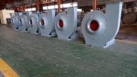 China Anti-corrosion Fiberglass Centrifugal Exhaust Fan 2.8A 1.5kW ABB Motor Free Standing for sale