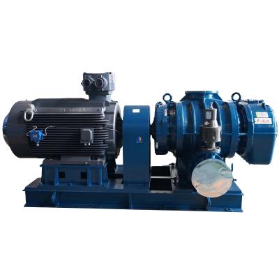 China Custom Paint Color Three Lobe Roots Blower 50Hz for Aquaculture Sewage Treatment for sale