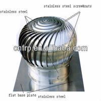 China Stainless Steel Wind Turbine Ventilator 600mm Roof Mounted Air Fan 56m3/min for sale