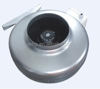 China Economical Hydroponics Grow Room Duct Inline Centrifugal Mini Fan 400 m3/h 320 Pa for sale