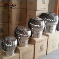 China DC Industrial Roof Ventilation Turbine Fan 420mm 300mm Air Vent Diameter Stainless Steel for sale