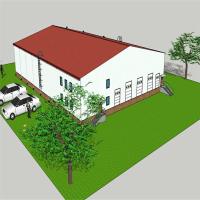 China Steel Frame Supermarket Building with Flexible Design and Long Service Life for sale