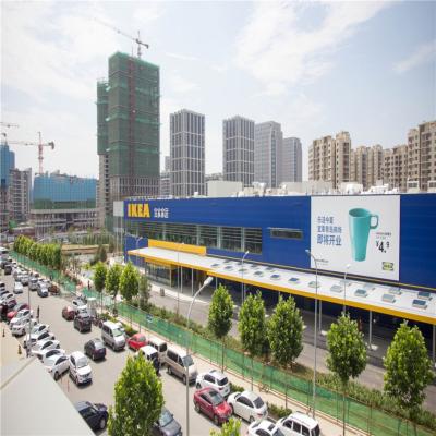 China Steel Structure Supermarket Project with Large Space and Flexible Interior Design for sale