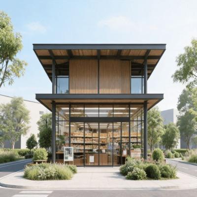 China Heavy-Duty Z/C Section Steel Supermarket Structure for All Loads for sale