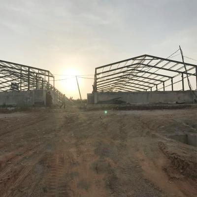 China Clear Span Steel Structure Chicken House for Large Scale Floor Raising for sale