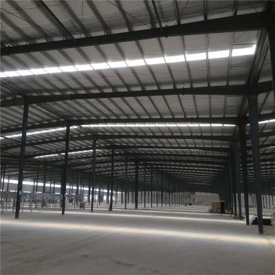 China Premium Modern Steel Workshop with Insulated Fiberglass Roofing for sale