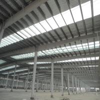China Durable Steel Structure Workshop with Rock Wool Insulation and Painted Surface for sale