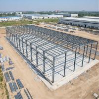 China Heavy-Duty Galvanized Steel Workshop with Superior Rock Wool Insulation for sale