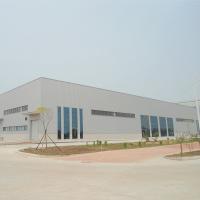 China Industrial Beverage Production Facility Workshop with Steel Frame and Skylight Roofing for sale