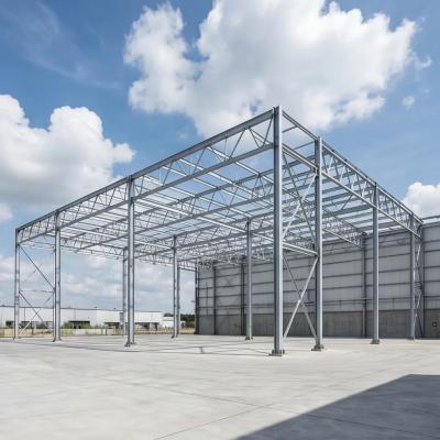 China Modern Industrial Workshop: Large-Span Multi-Story Design for Food Processing for sale