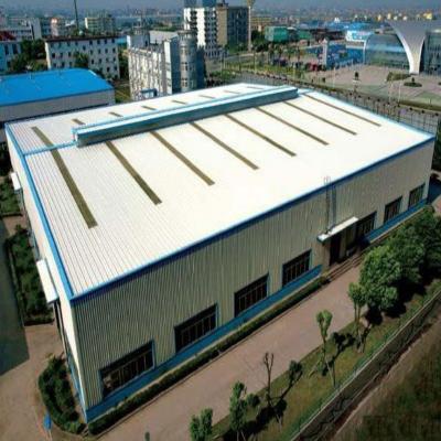 China Energy-Efficient PU/EPS/Rock Wool Panel Insulated Steel Structure Warehouse for Longevity for sale